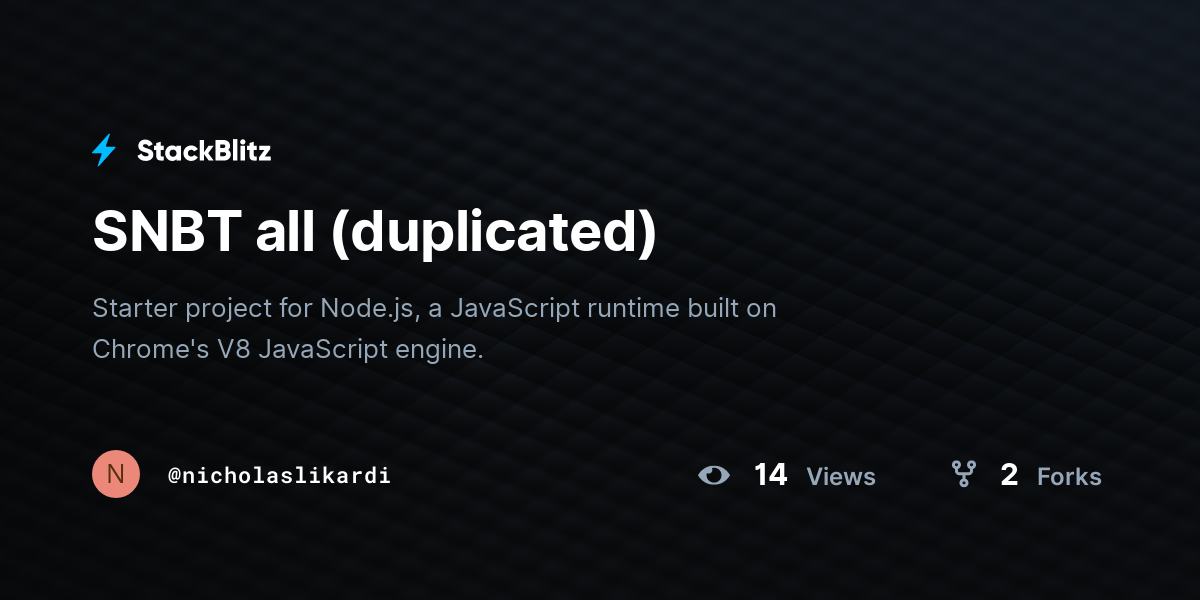 SNBT all (duplicated) - StackBlitz