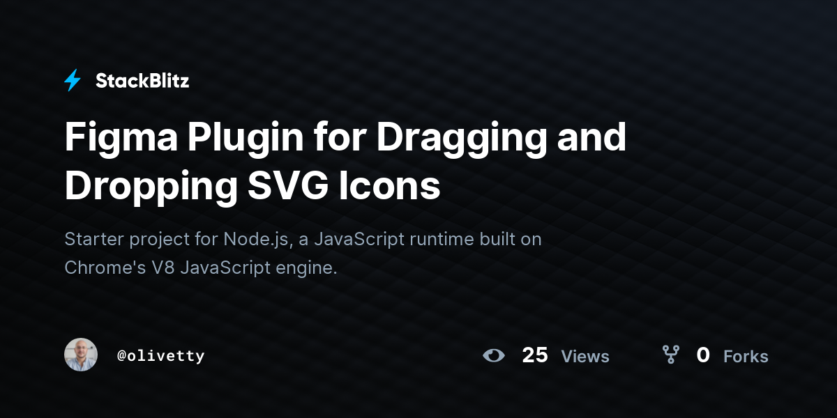 Figma Plugin for Dragging and Dropping SVG Icons - StackBlitz
