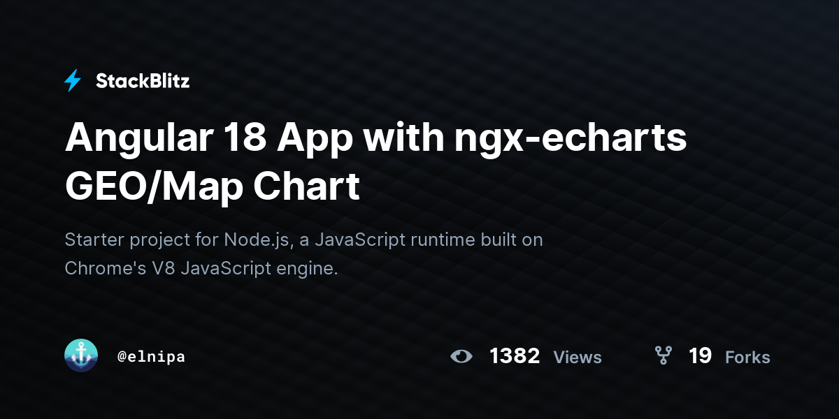 Angular 18 App with ngx-echarts GEO/Map Chart - StackBlitz