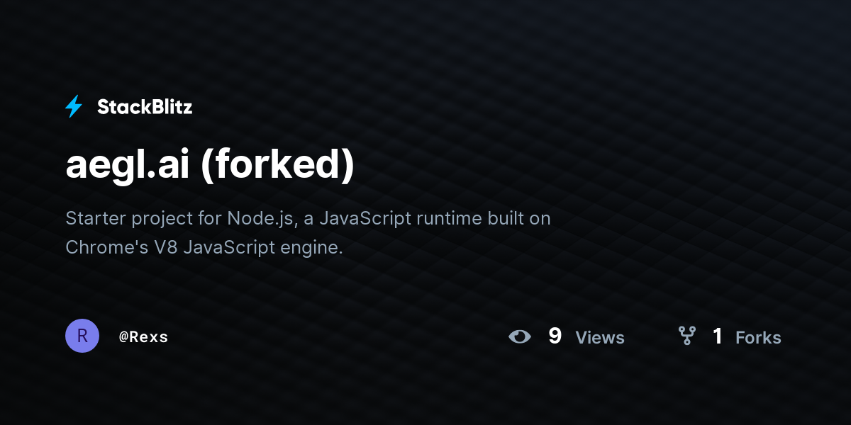 aegl.ai (forked) - StackBlitz