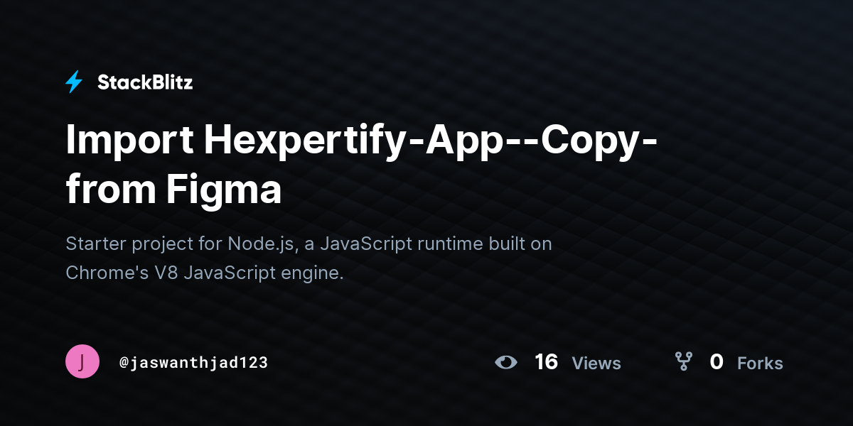 Import Hexpertify-App--Copy- from Figma - StackBlitz