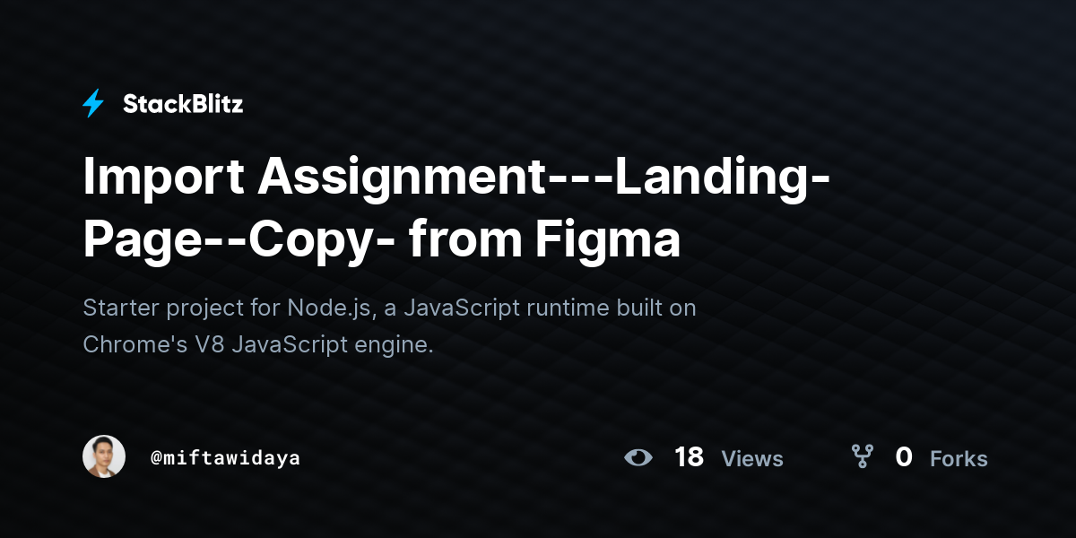 Import Assignment---Landing-Page--Copy- from Figma - StackBlitz