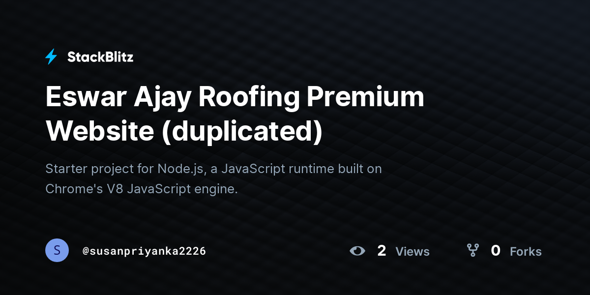 Eswar Ajay Roofing Premium Website (duplicated) - StackBlitz