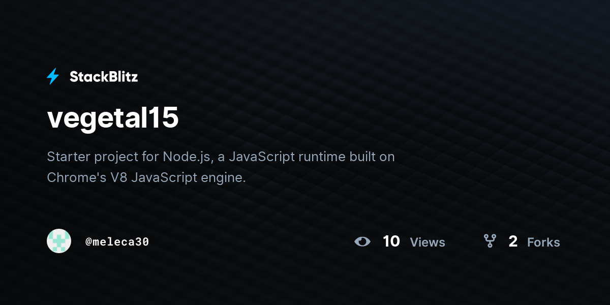 vegetal15 - StackBlitz