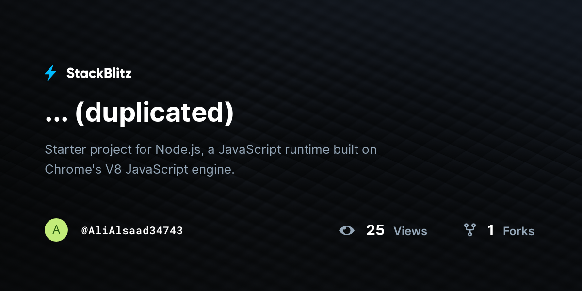 duplicated) - StackBlitz