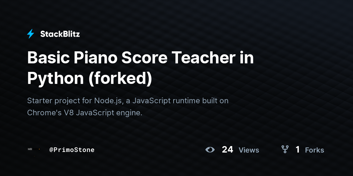 Basic Piano Score Teacher in Python (forked) - StackBlitz