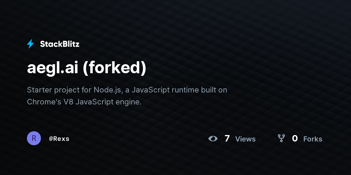 aegl.ai (forked) - StackBlitz