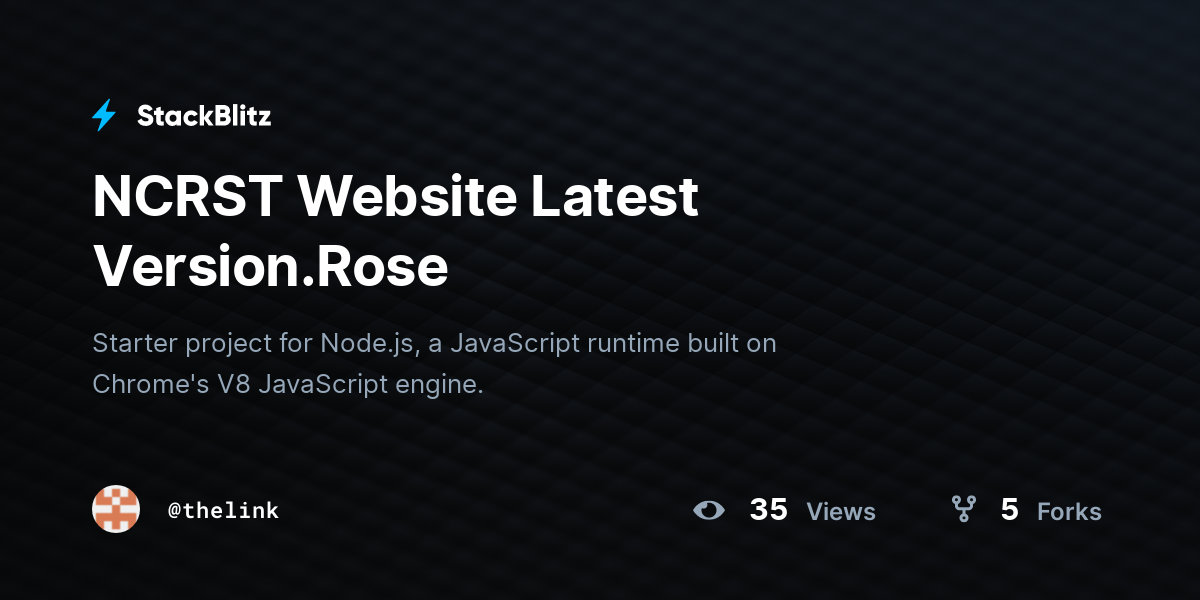 NCRST Website Latest Version.Rose - StackBlitz
