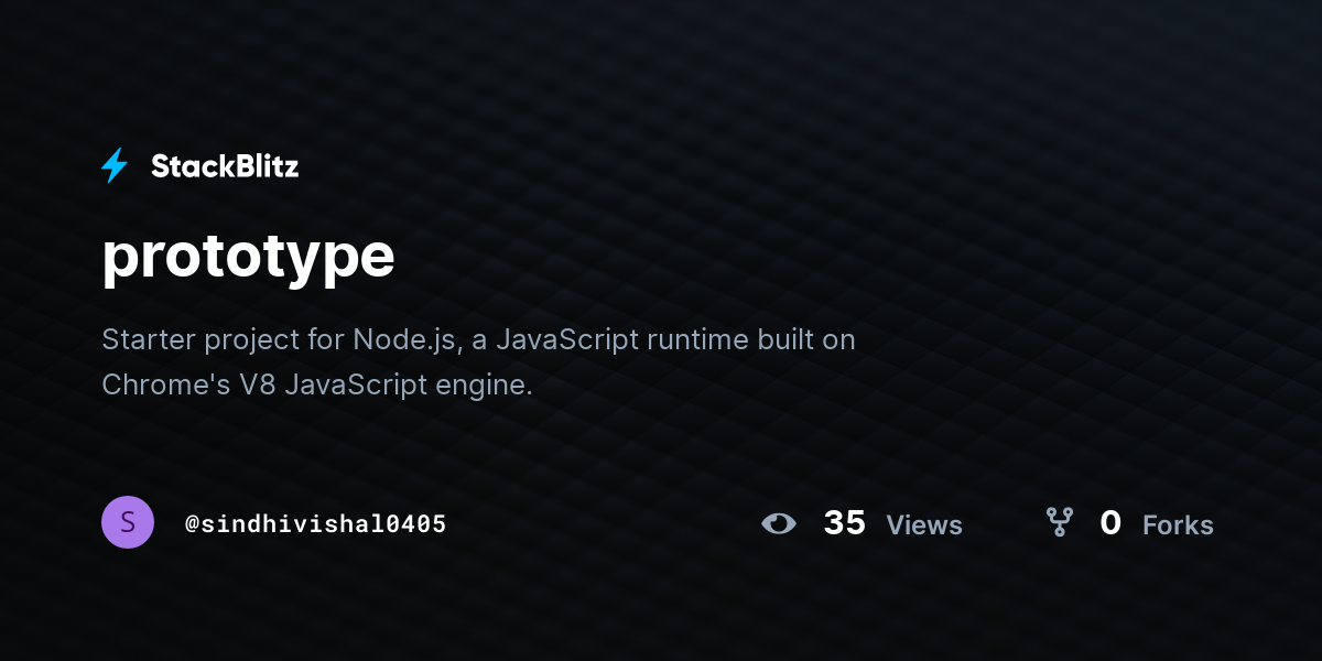 prototype - StackBlitz