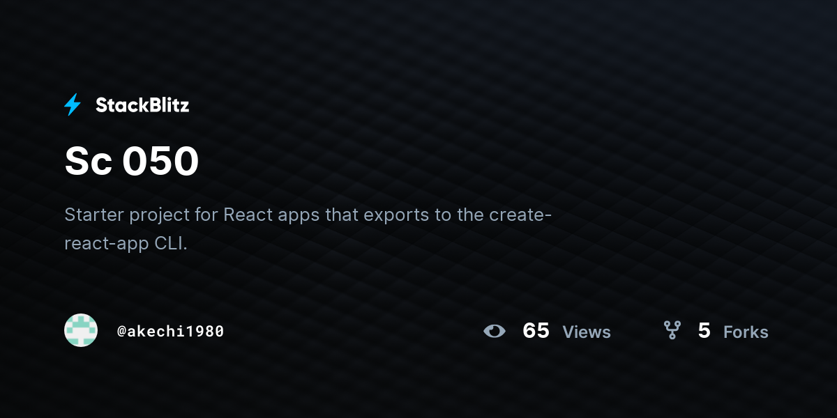 Sc 050 - StackBlitz
