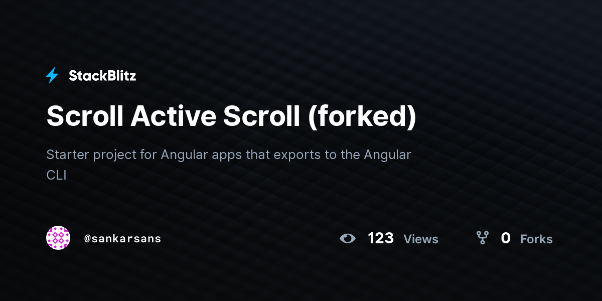 Scroll Active Scroll (forked) - StackBlitz