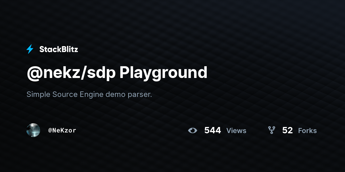 @nekz/sdp Playground - StackBlitz