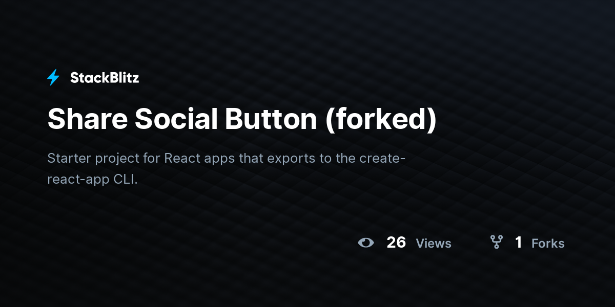 Share Social Button (forked) - StackBlitz