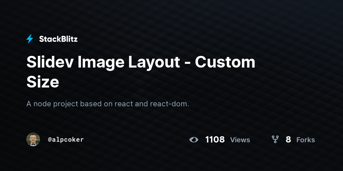Slidev Image Layout - Custom Size - StackBlitz