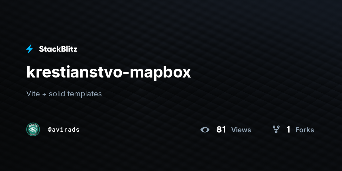 krestianstvo-mapbox - StackBlitz