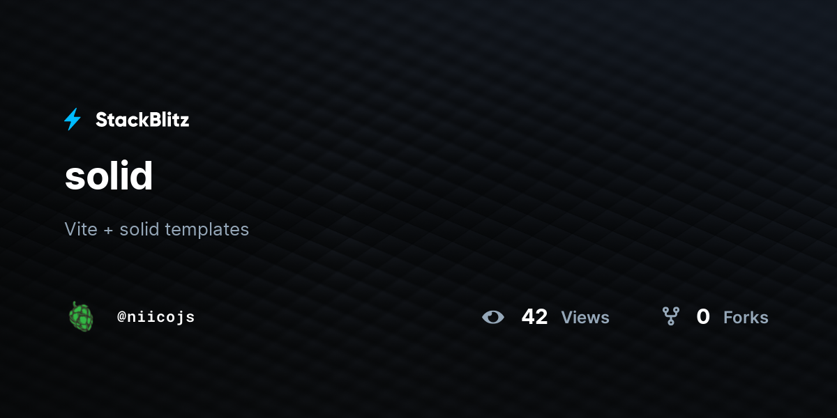 solid - StackBlitz