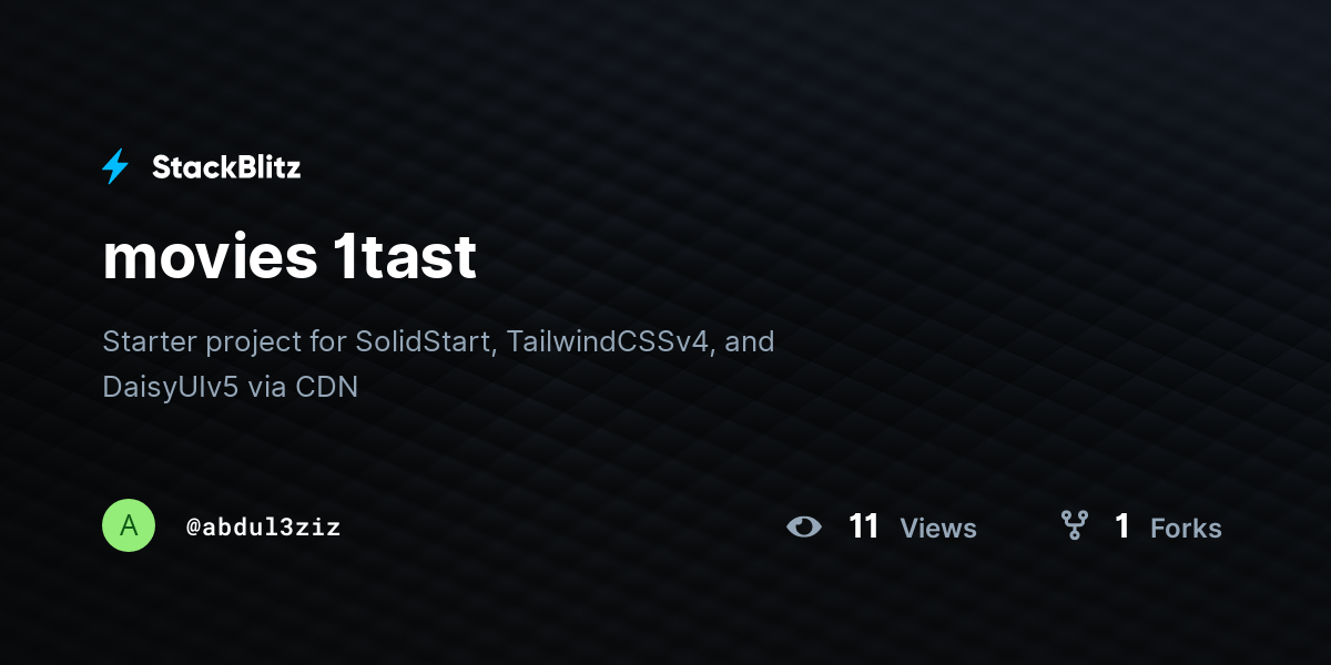 movies 1tast - StackBlitz