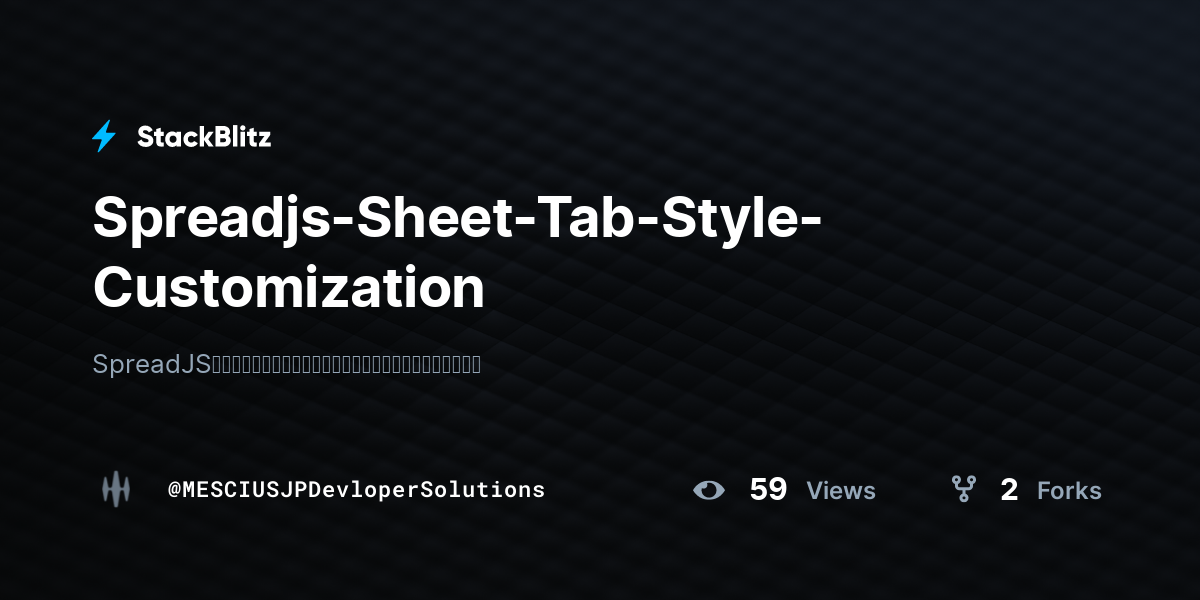 Spreadjs-Sheet-Tab-Style-Customization - StackBlitz
