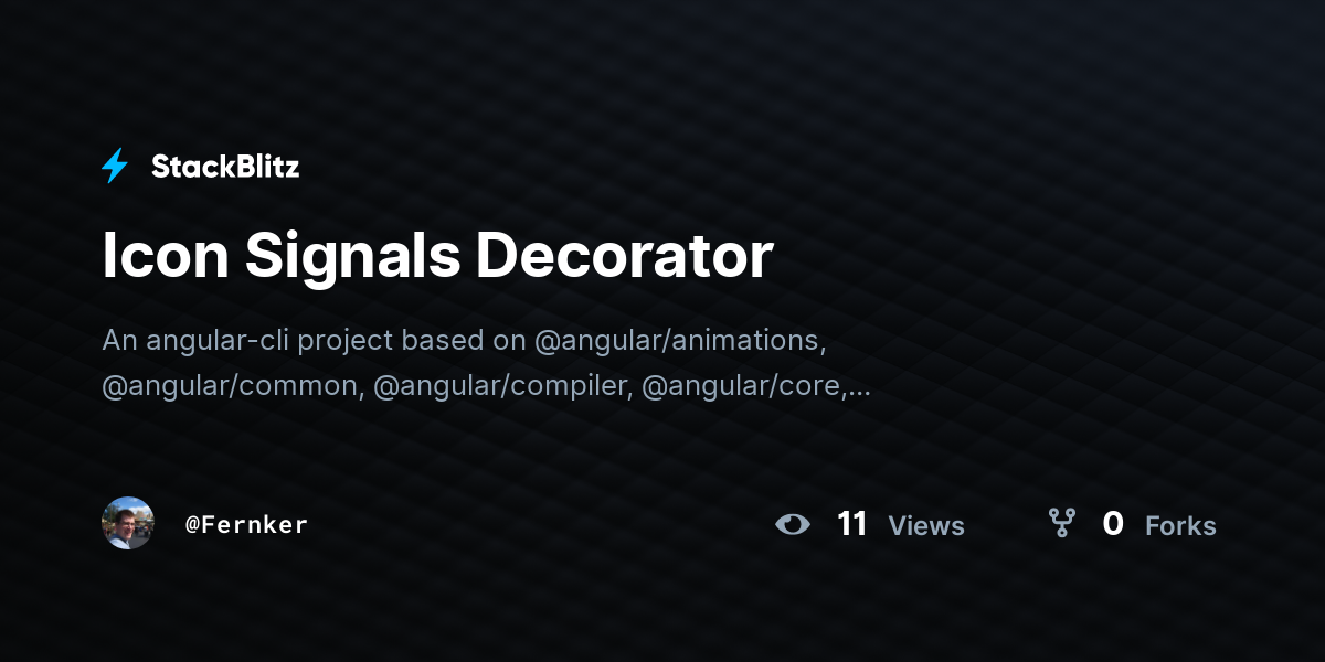 Icon Signals Decorator - StackBlitz