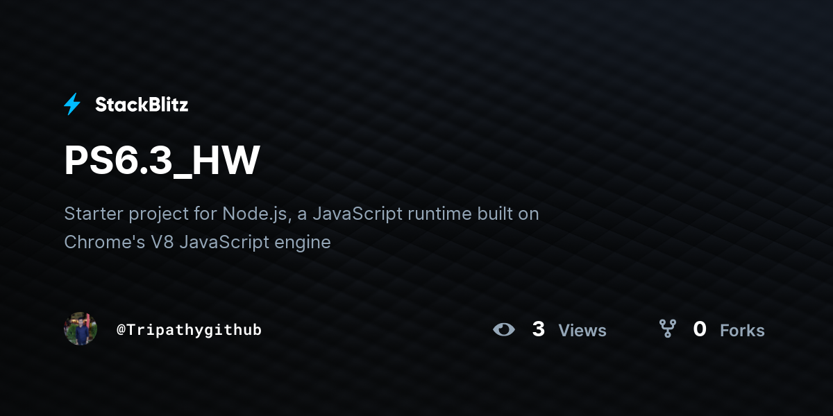 Ps6 3 Hw Stackblitz