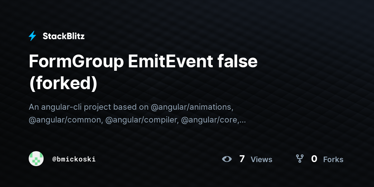 Formgroup Emitevent False Forked Stackblitz