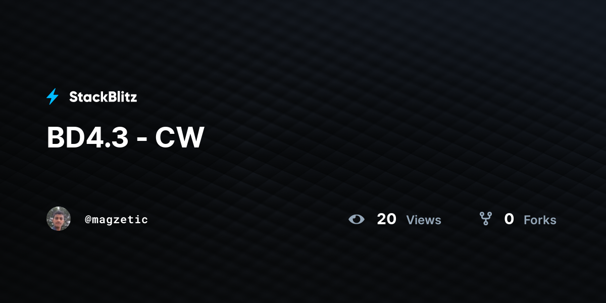Bd4 3 Cw Stackblitz