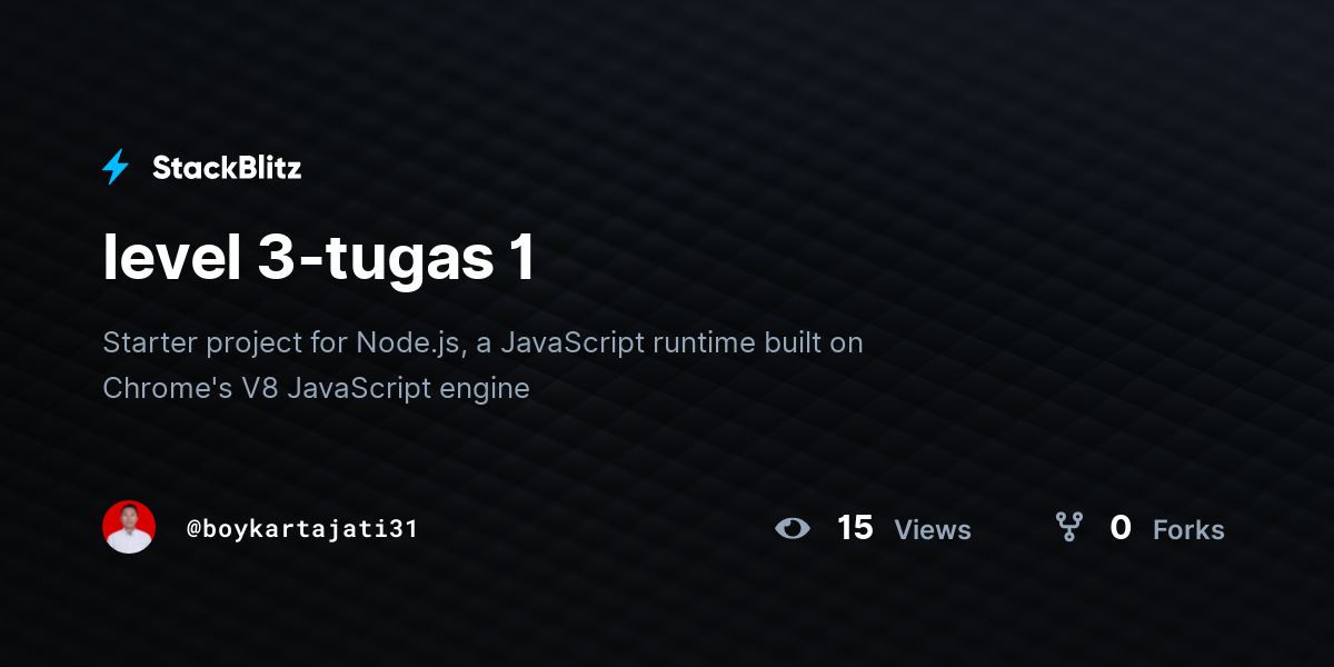 level 3-tugas 1 - StackBlitz