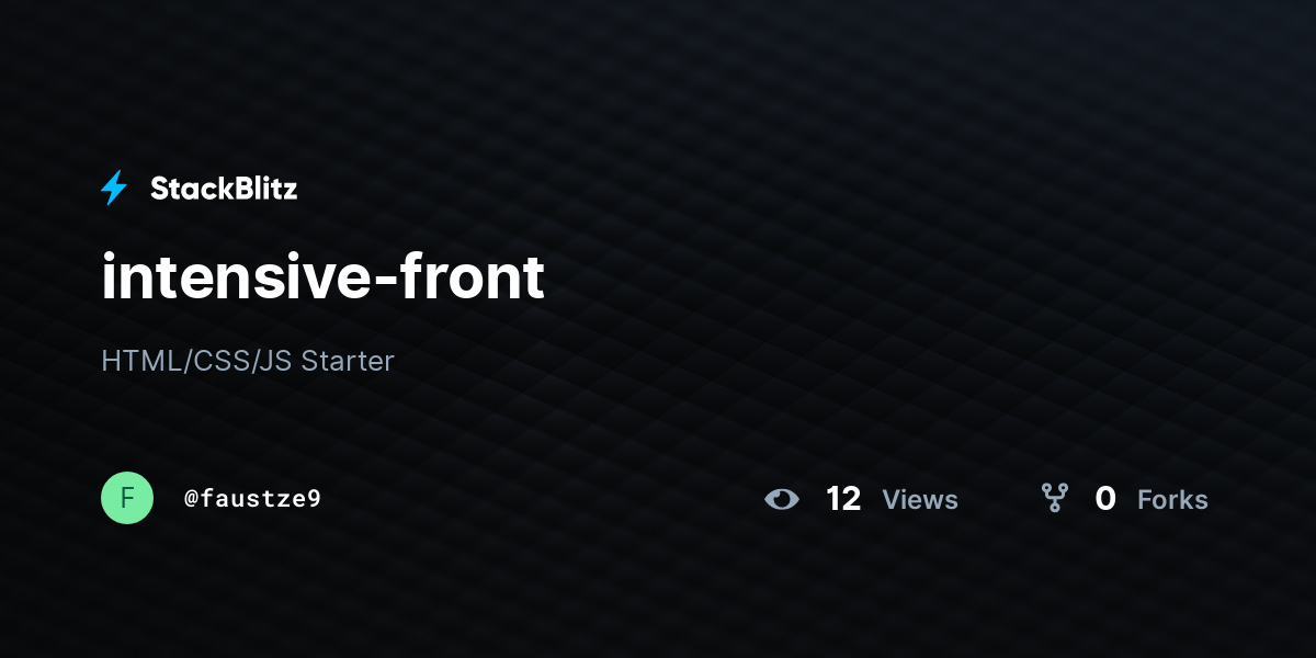 intensive-front - StackBlitz