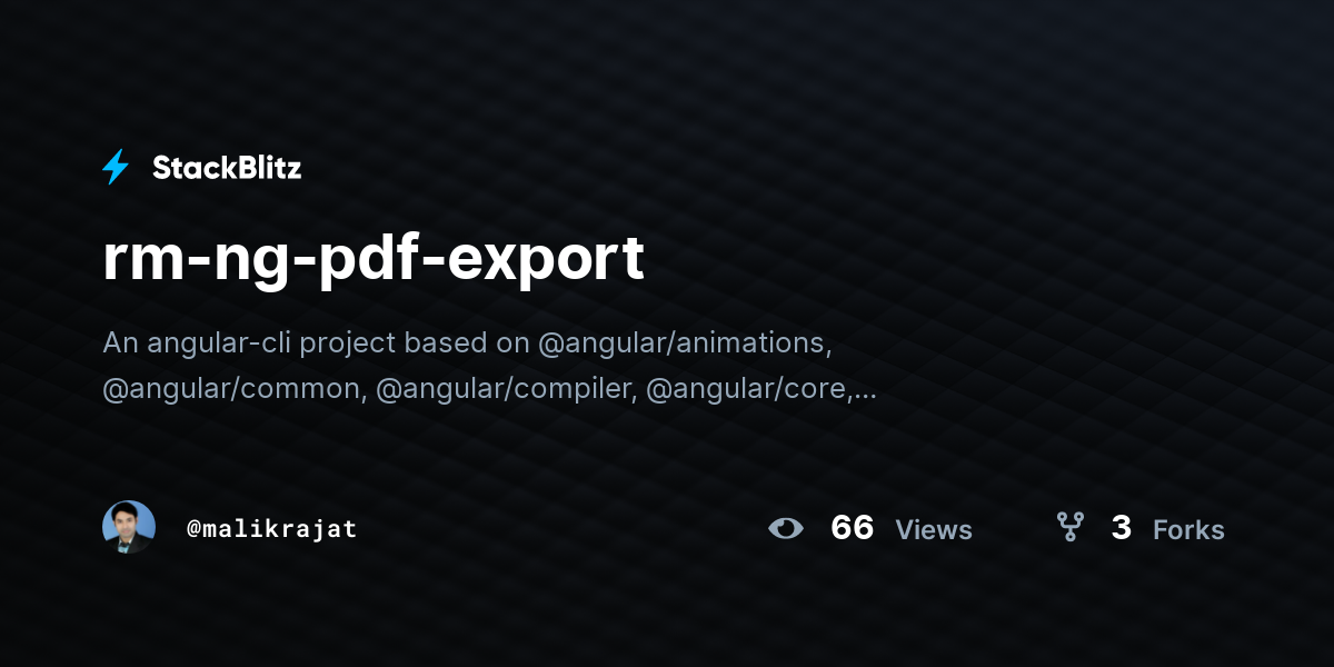 rm-ng-pdf-export - StackBlitz