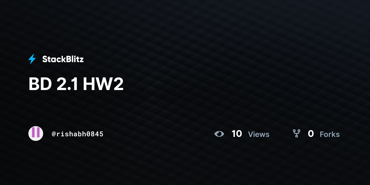 Bd 2 1 Hw2 Stackblitz