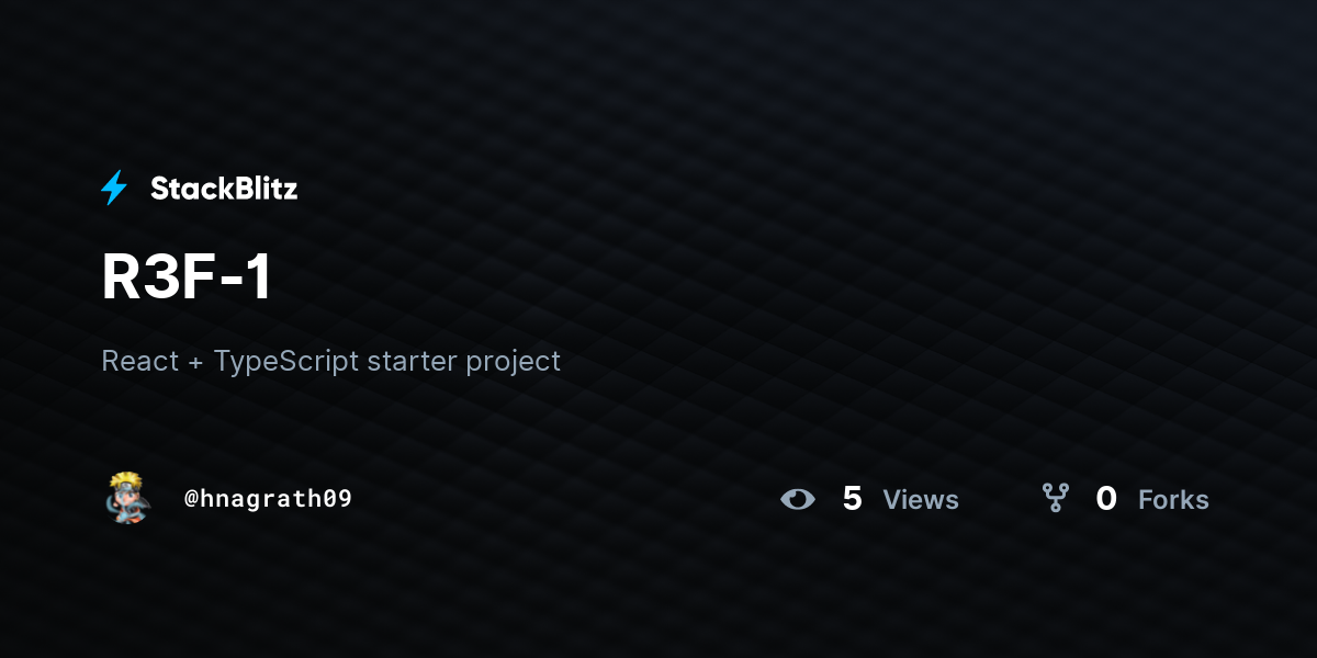 R3F-1 - StackBlitz