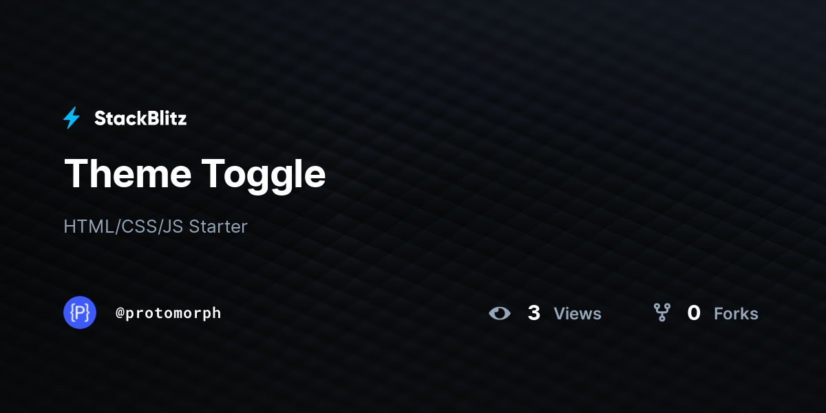 Theme Toggle - StackBlitz