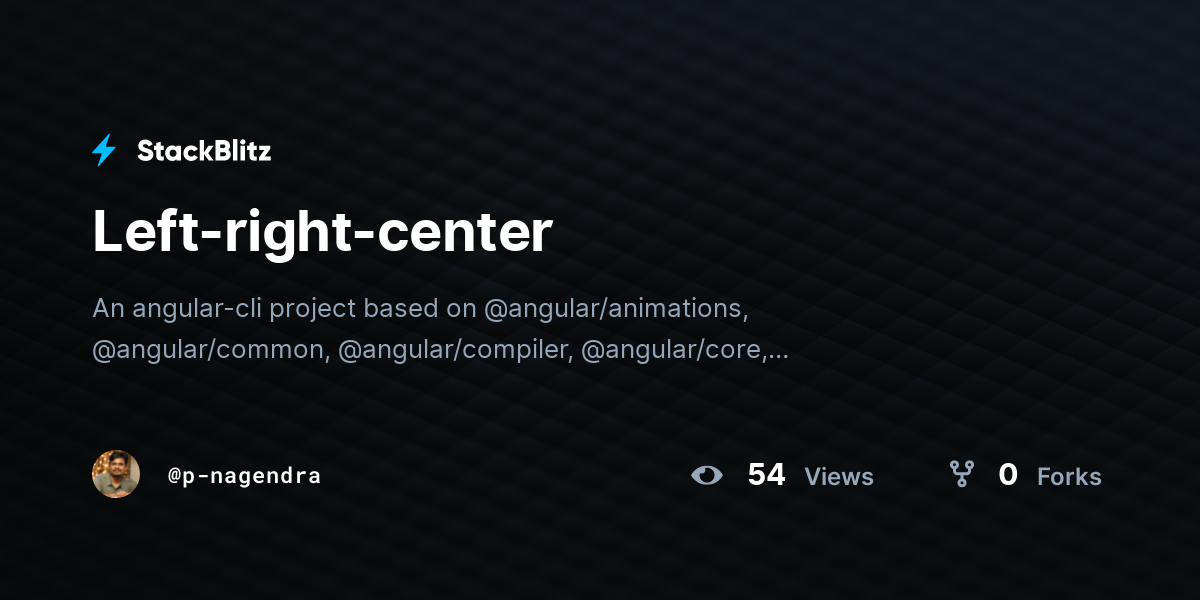 Left-right-center - StackBlitz