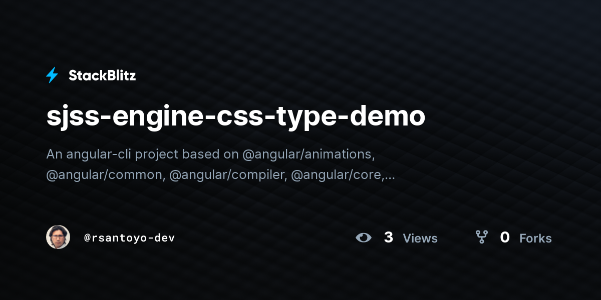 sjss-engine-css-type-demo - StackBlitz