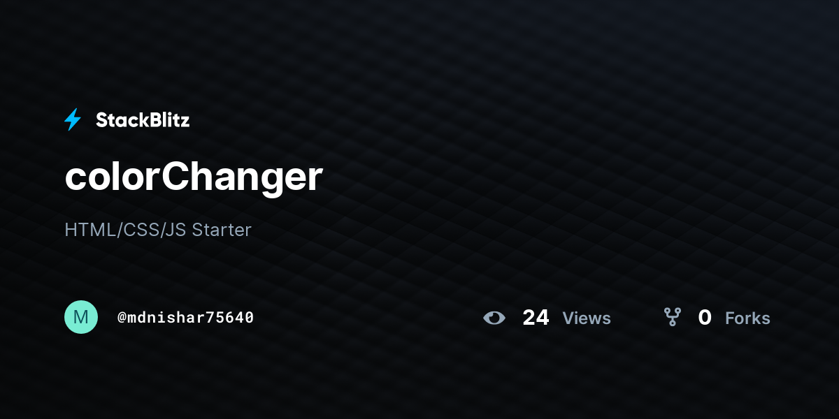 colorChanger - StackBlitz