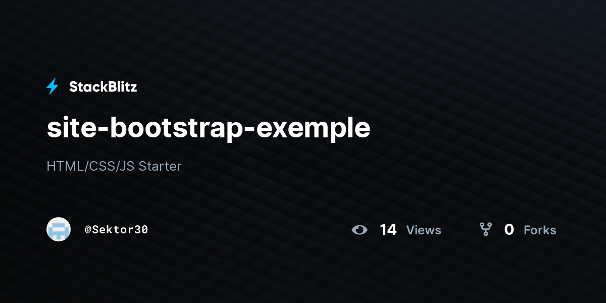 site-bootstrap-exemple - StackBlitz
