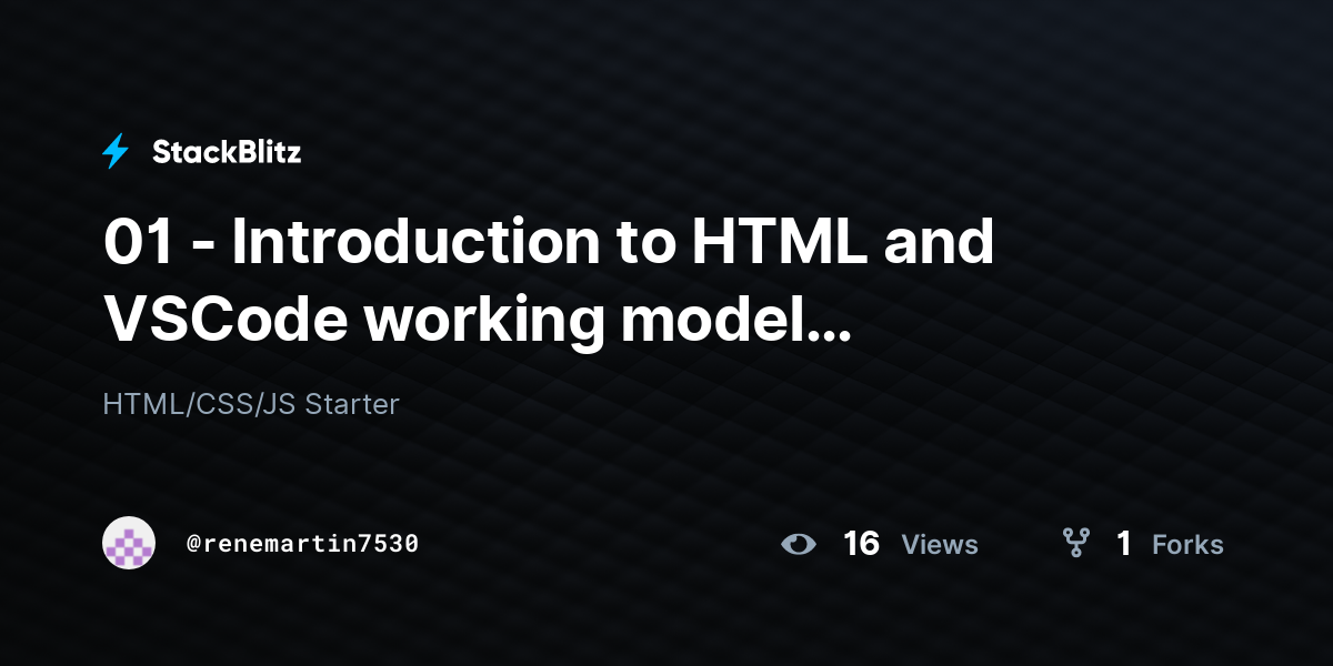 01 - Introduction to HTML and VSCode working model (duplicated ...