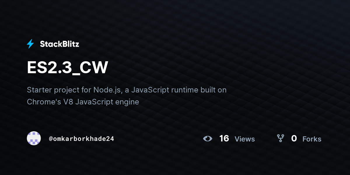 ES2.3_CW - StackBlitz