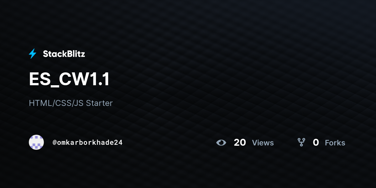 ES_CW1.1 - StackBlitz