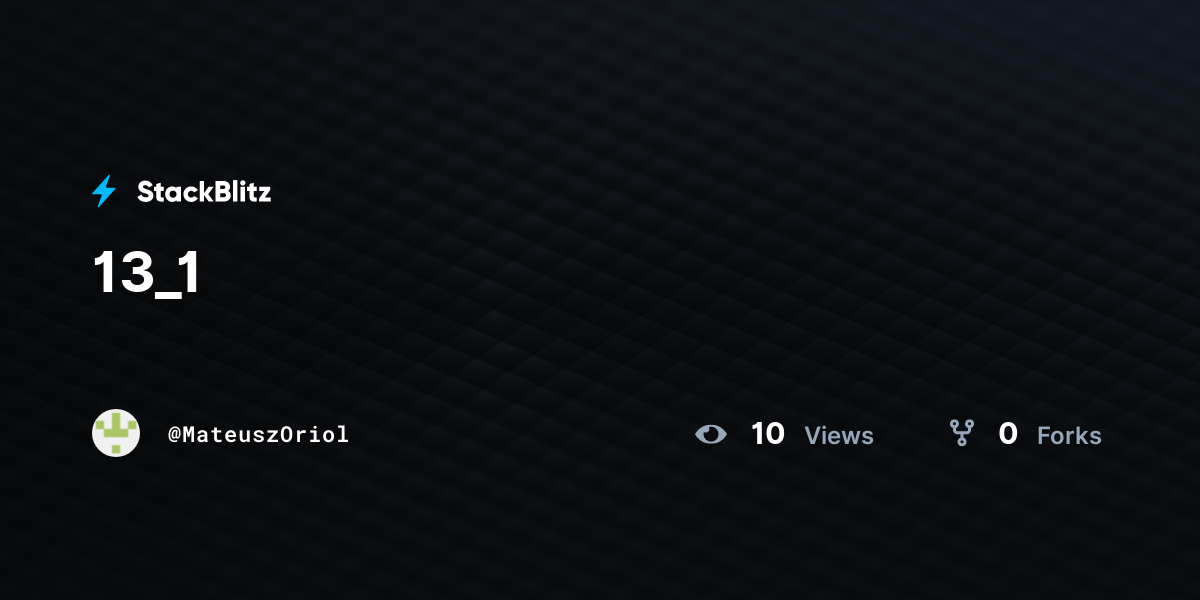 13_1 - StackBlitz