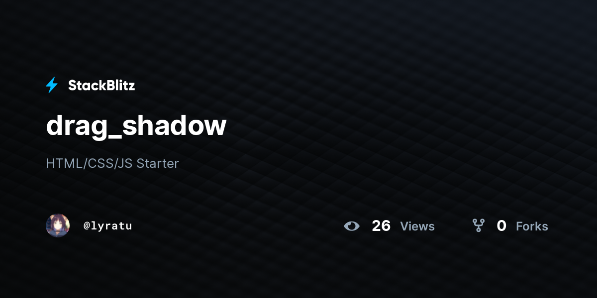 drag_shadow - StackBlitz
