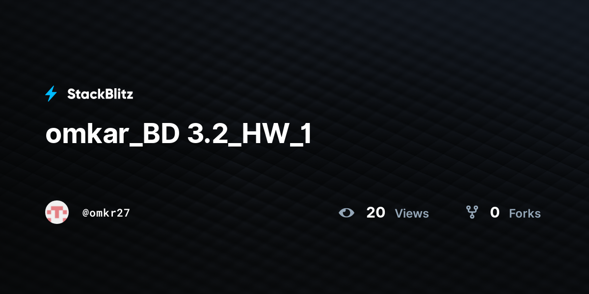 omkar_BD 3.2_HW_1 - StackBlitz