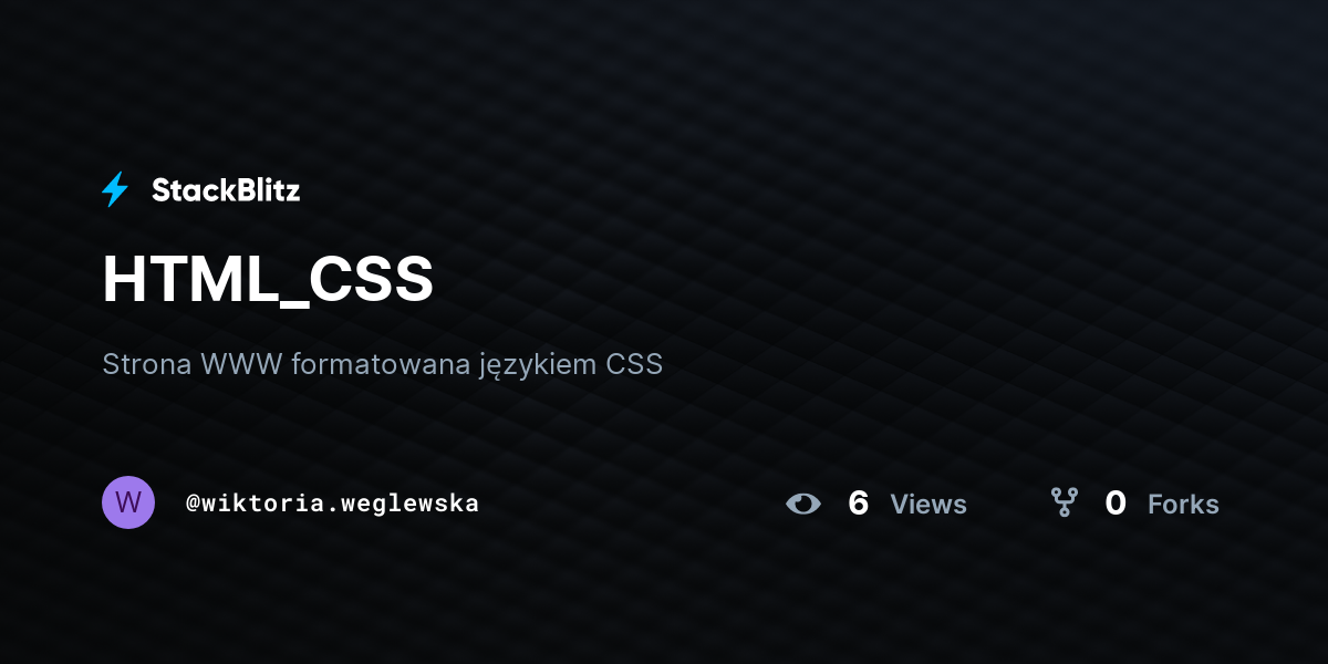 HTML_CSS - StackBlitz
