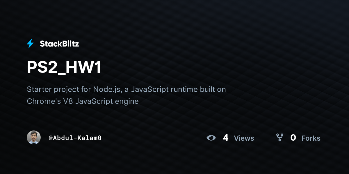 PS2_HW1 - StackBlitz