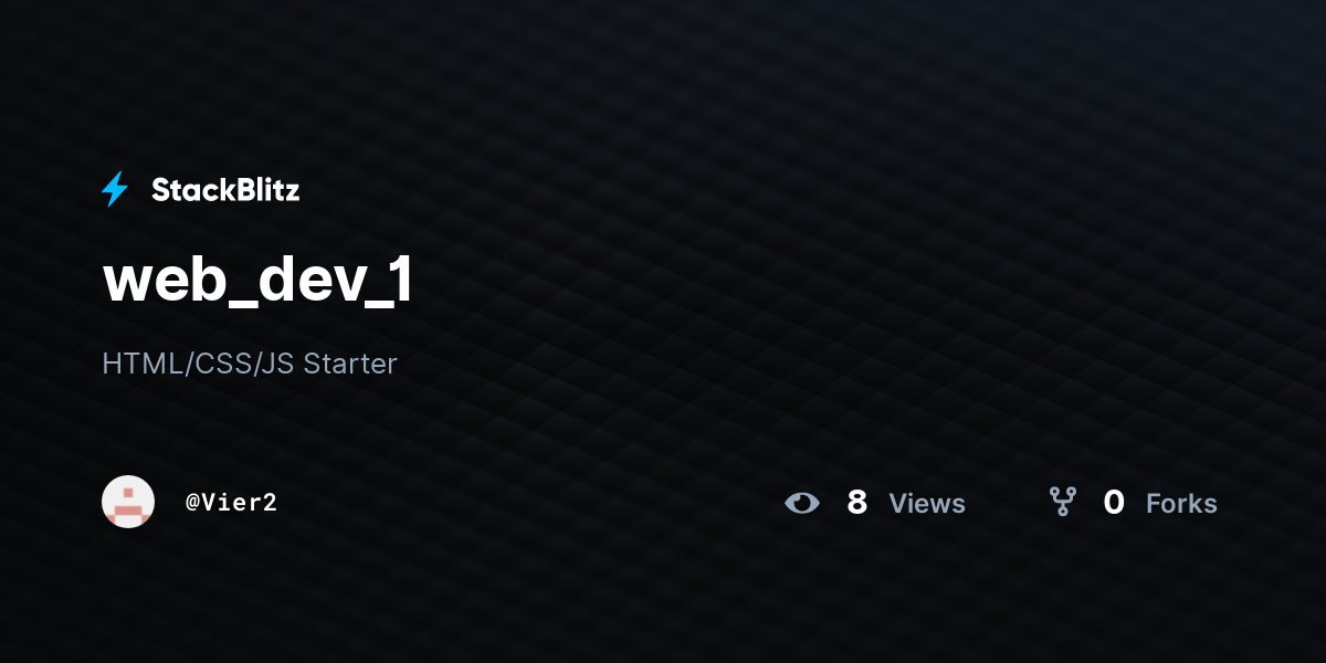 web_dev_1 - StackBlitz