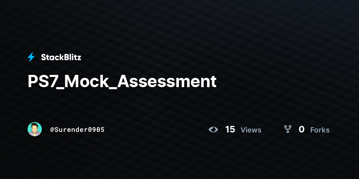 PS7_Mock_Assessment - StackBlitz