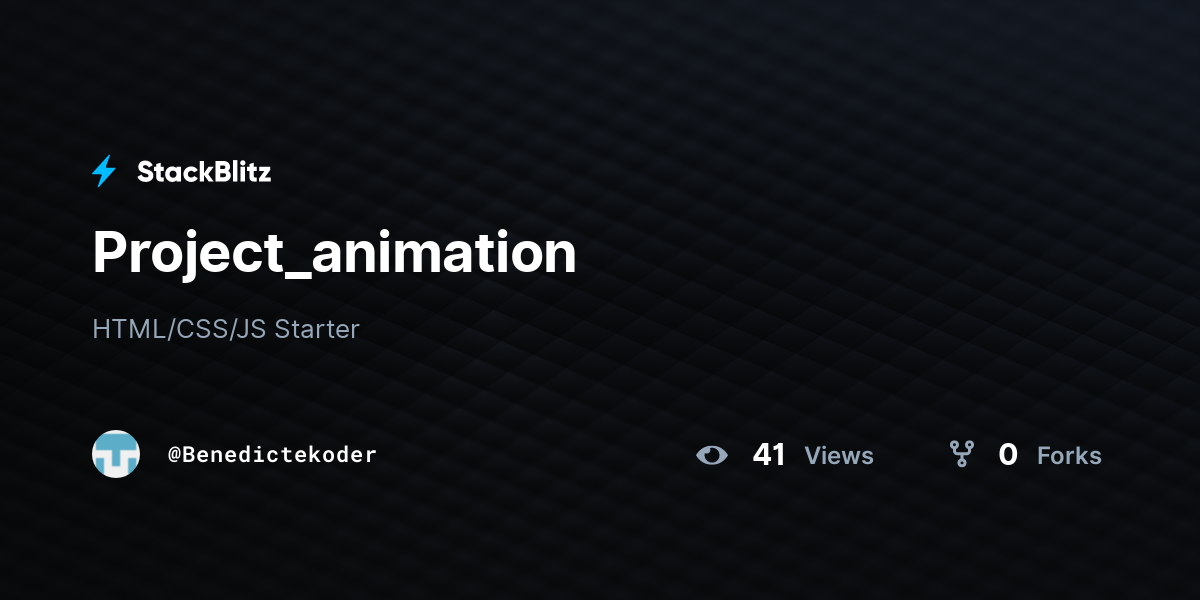 Project_animation - StackBlitz