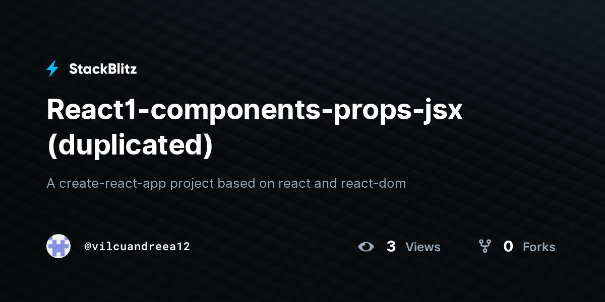 React1-components-props-jsx (duplicated) - StackBlitz