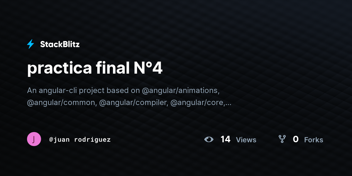 practica final N°4 - StackBlitz