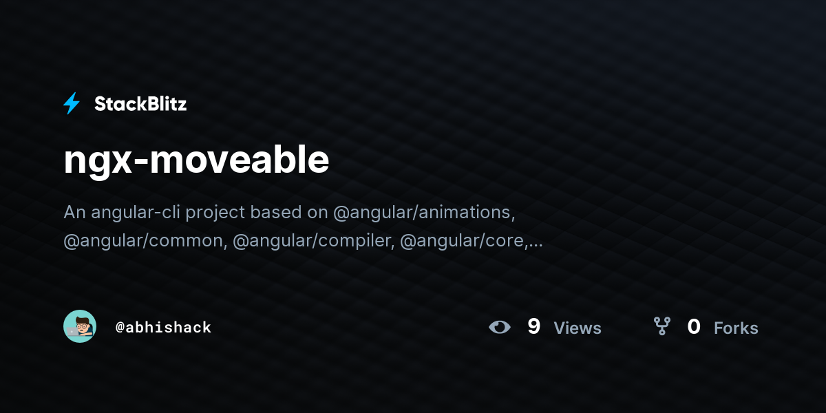 ngx-moveable - StackBlitz